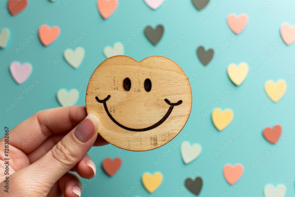 Happy Smiley Emoji hand care Emoticon, colored Symbol client rating ...