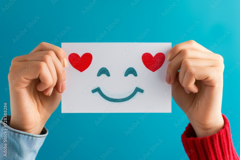 Happy Smiley Emoji synergy Emoticon, colored Symbol impression. Smiling ...