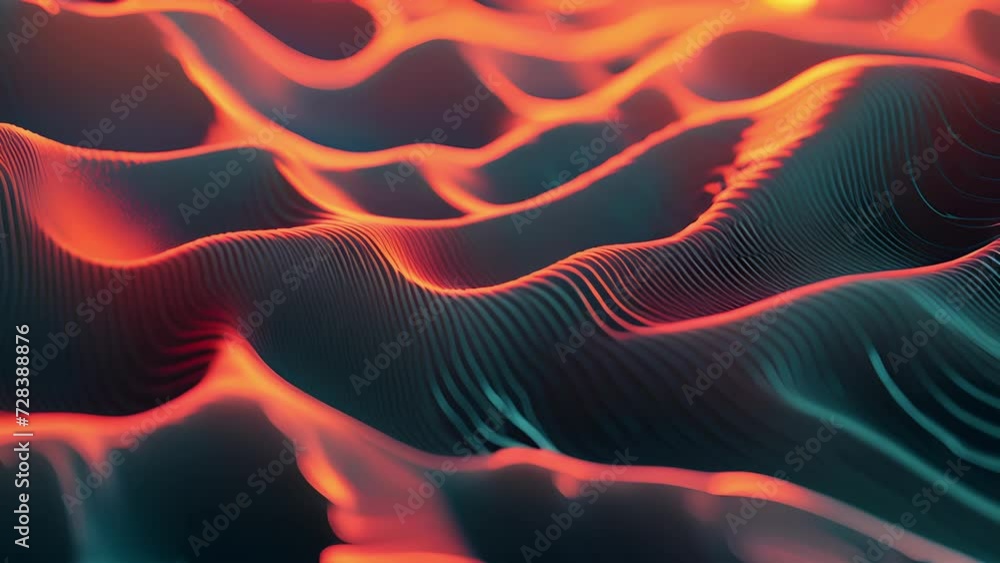 Bold and abstract patterns pulsate in sync with the beat creating a ...