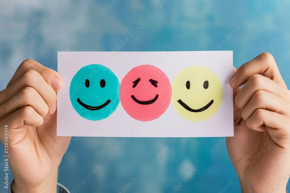 Happy Smiley Emoji hand therapy Emoticon, colored Symbol avatar ...