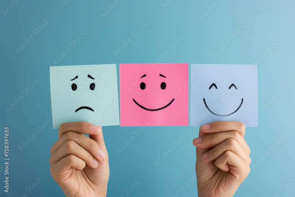 Positive Psychology Emoji client satisfaction Smiley, Icon Illustration ...