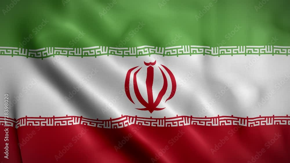Iran waving flag, Flag of Iran Animation, Iranian Flag Closeup, 4k ...