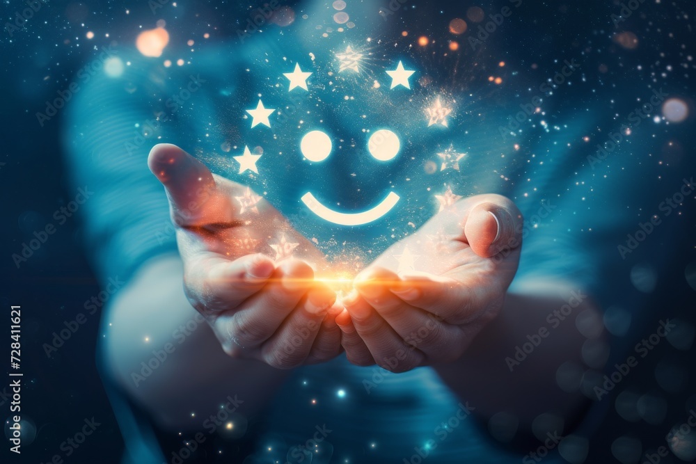 Smiling Emoji knuckle Smiley, Vector Design giggly. Star rating love ...