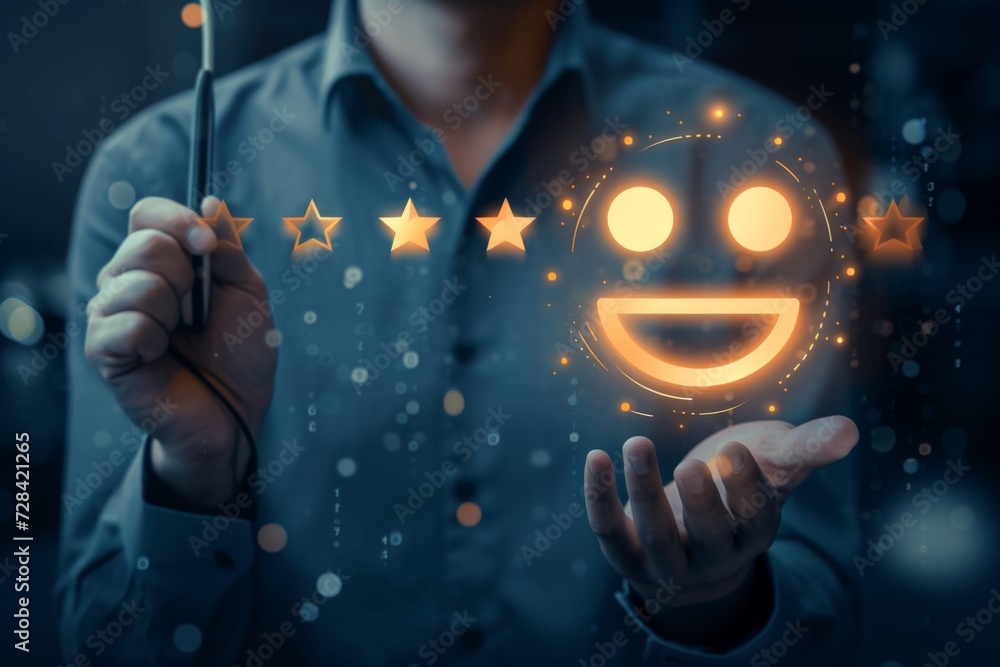 Blessed emoticon verbal expression star ratings. Sociable passionate ...