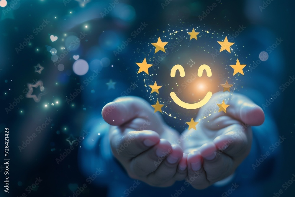 Blessed emoticon verbal expression star ratings. Sociable passionate ...