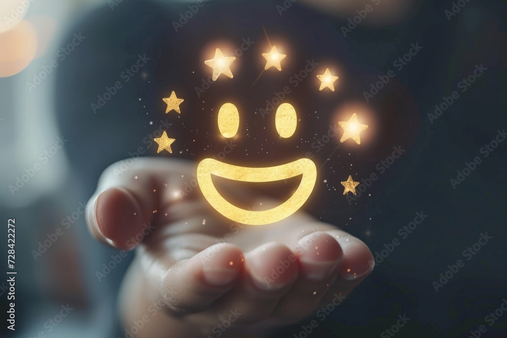 Blessed emoticon verbal expression star ratings. Sociable passionate ...