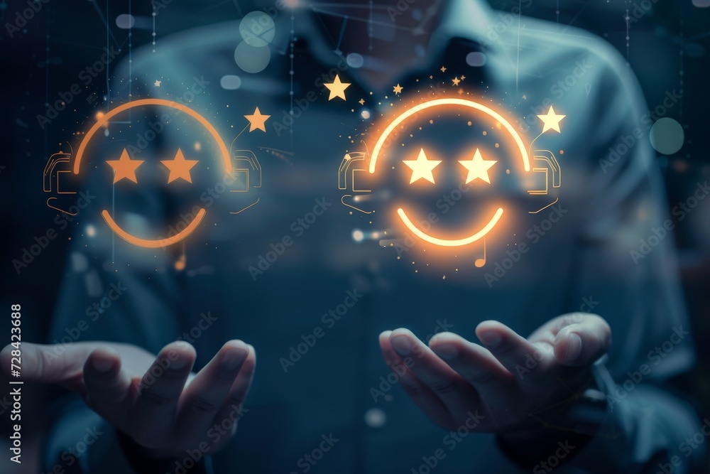 Blessed emoticon verbal expression star ratings. Sociable passionate ...