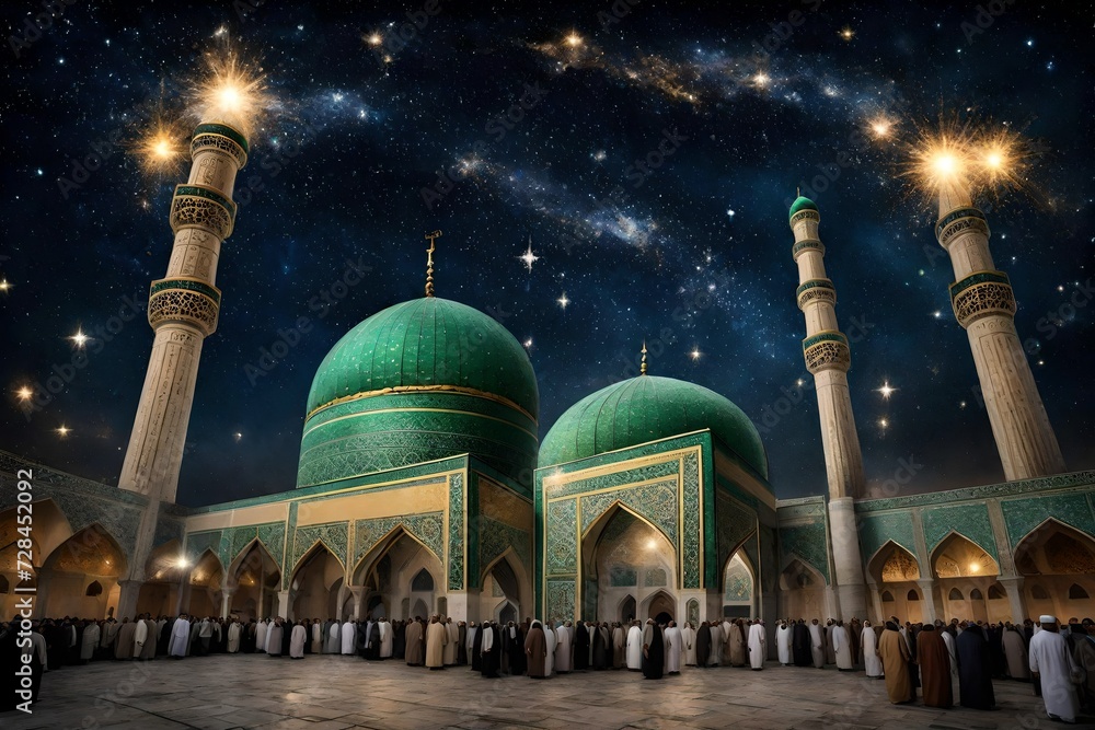 On the night of Shab-e-Meraj Muslims commemorate Prophet Muhammad's ...
