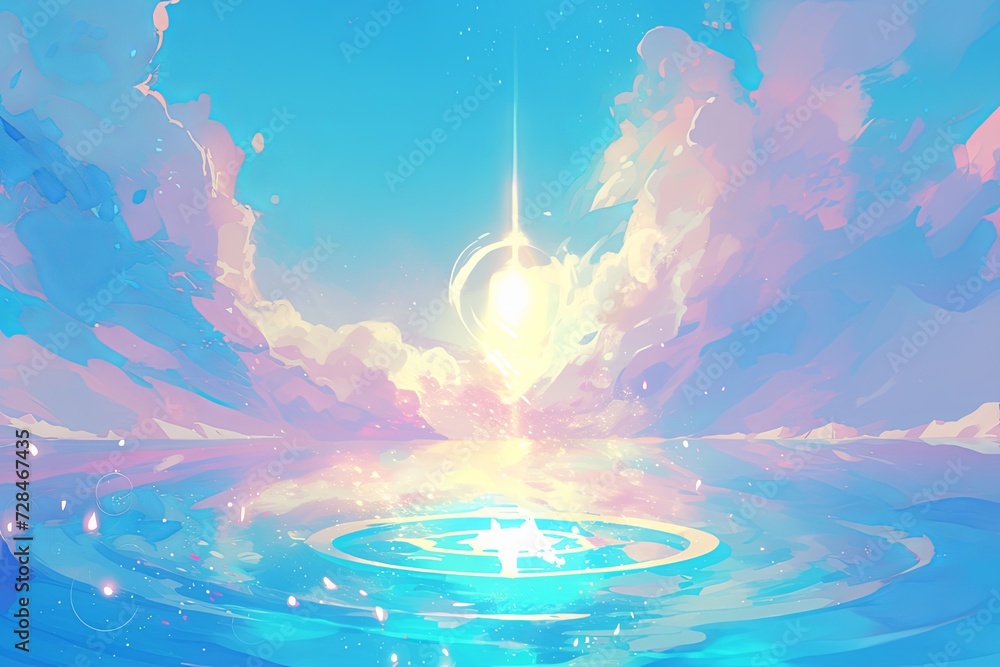 Serenity Captured In An Animated Looping Video Background With An ...