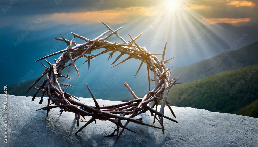 Crown Of Thorns. Crown of Jesus Christ. Stock Photo | Adobe Stock