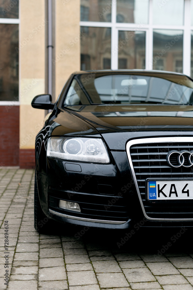 Ivano-Frankivsk, Ukraine - 19 Jan 2024: Audi A6 C6 is an executive car ...
