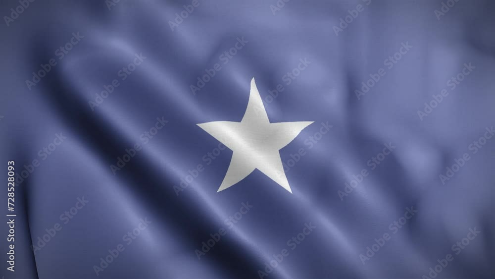 Somalia waving flag, Flag of Somalia Animation, Somali Flag Closeup, 4k Somali Flag Waving ...