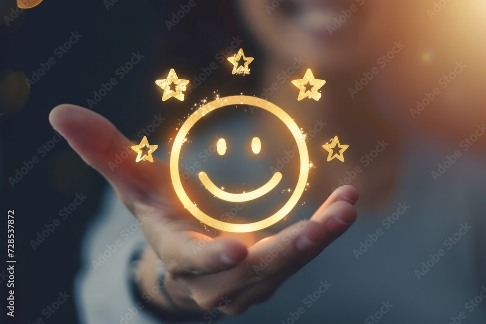 Optimistic icon glow colorful supporting euphoric face emoji community ...