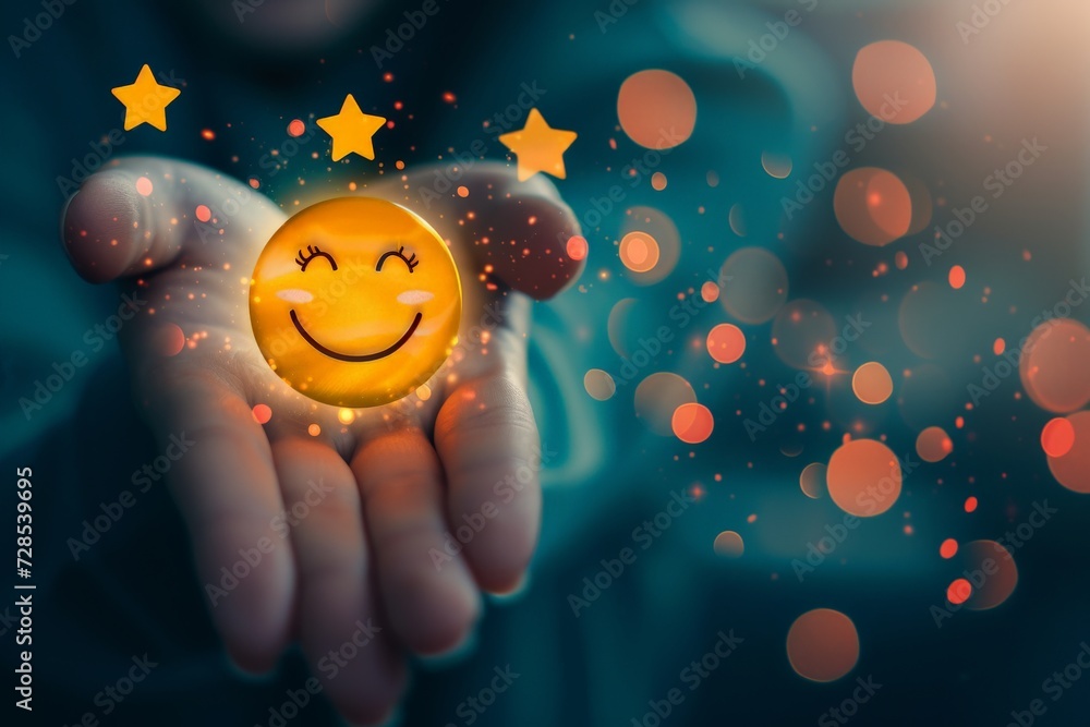 Smiley emojis happy smile beaming faces. Icon emoticons jovial ...