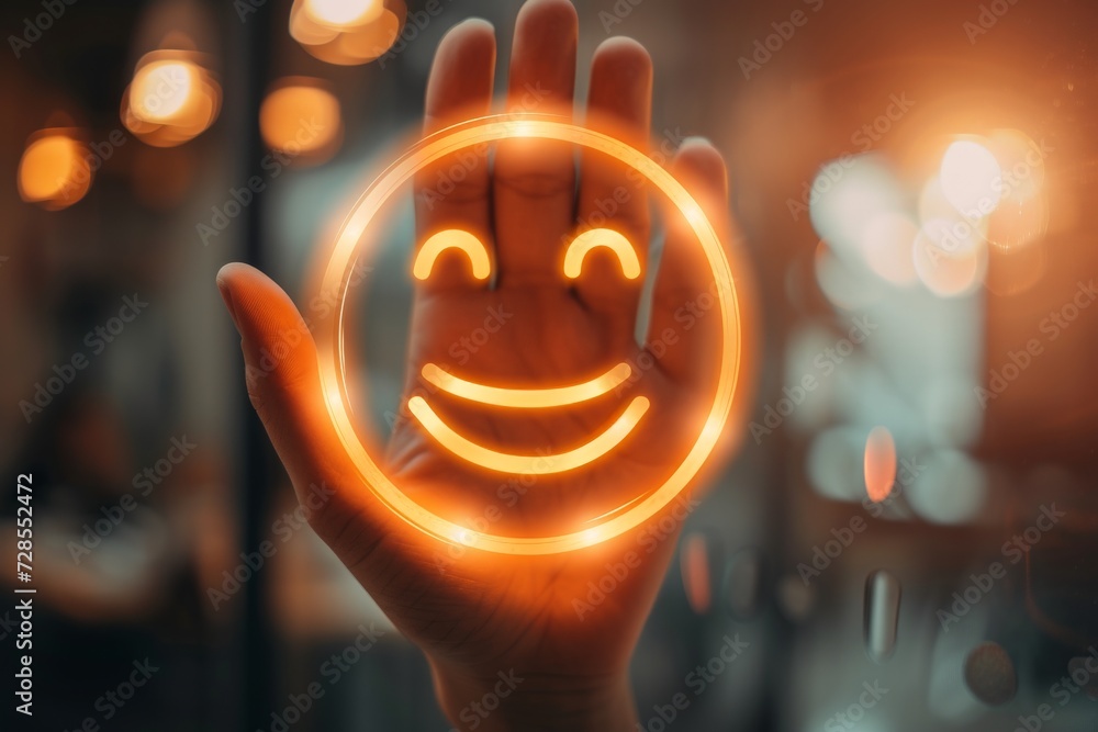 Happy smiley emojis gleeful face, bubbling with joy. Emoticons client ...