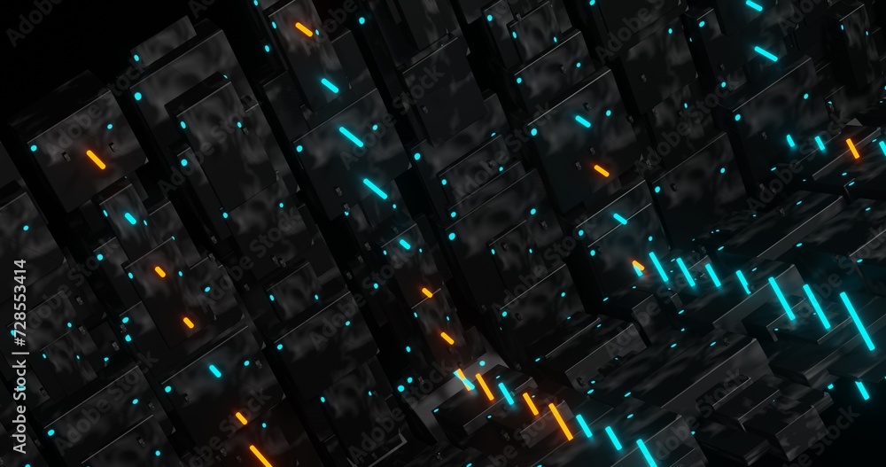 abstract technology background, modern digital tech 3d wallpaper, sci ...