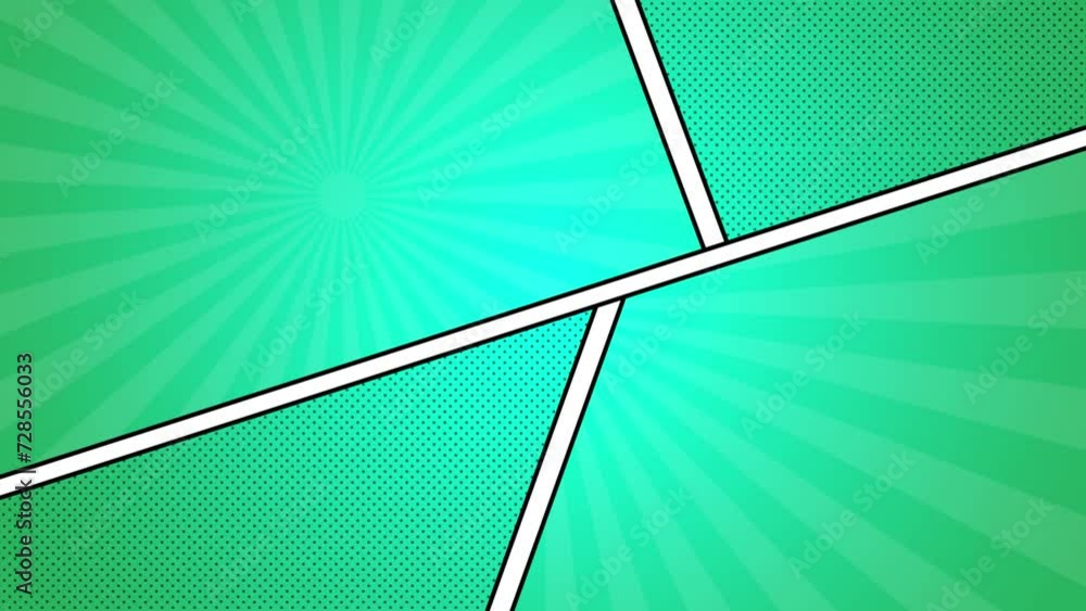Comic style background pop rays | Sun rays rotating for comics ...