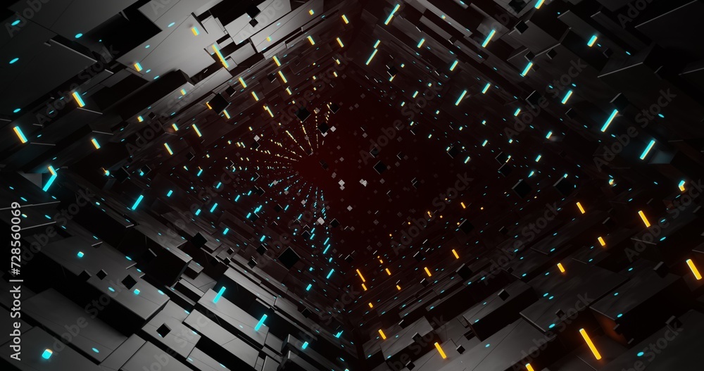 abstract technology background, modern digital tech 3d wallpaper, sci ...