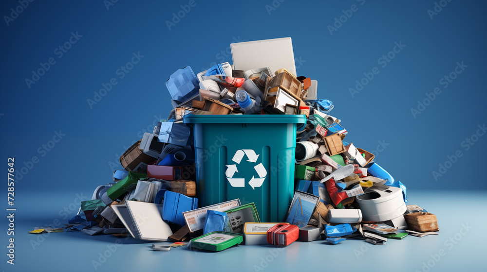 Garbage is overflowing, affecting the environment, Heaps of garbage in ... Garbage is overflowing, affecting the environment, Heaps of garbage in ...