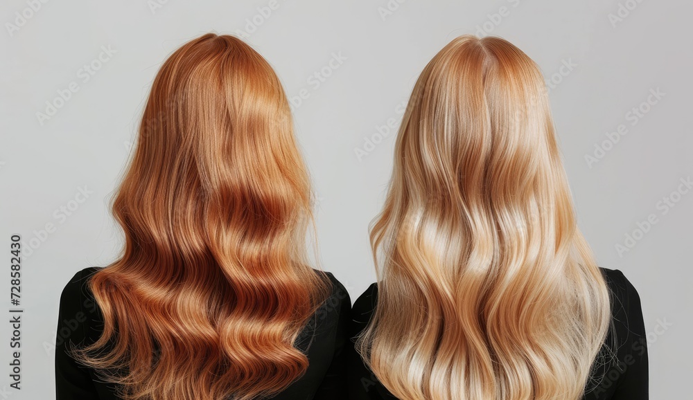 Witness the dramatic change as a young blonde undergoes a hair color ...