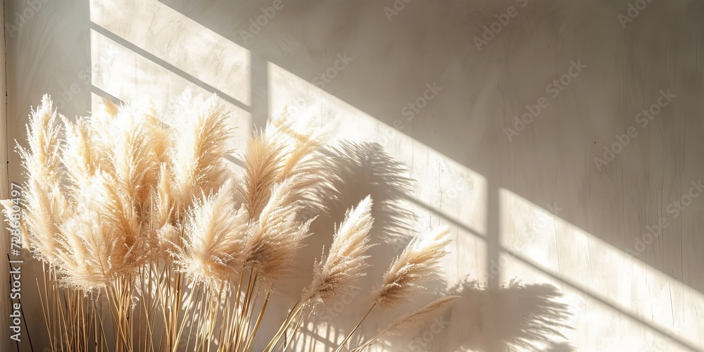 Beautiful shades of neutral pampas grass and reeds makes for an ...