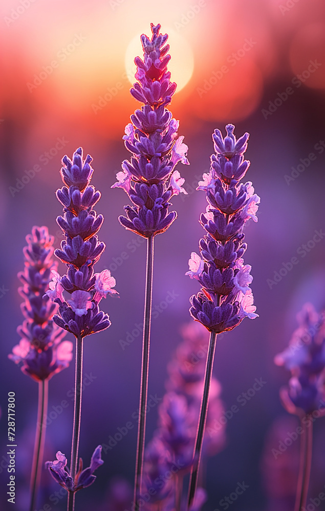 Amidst the golden rays of the rising sun, a cluster of delicate french ...