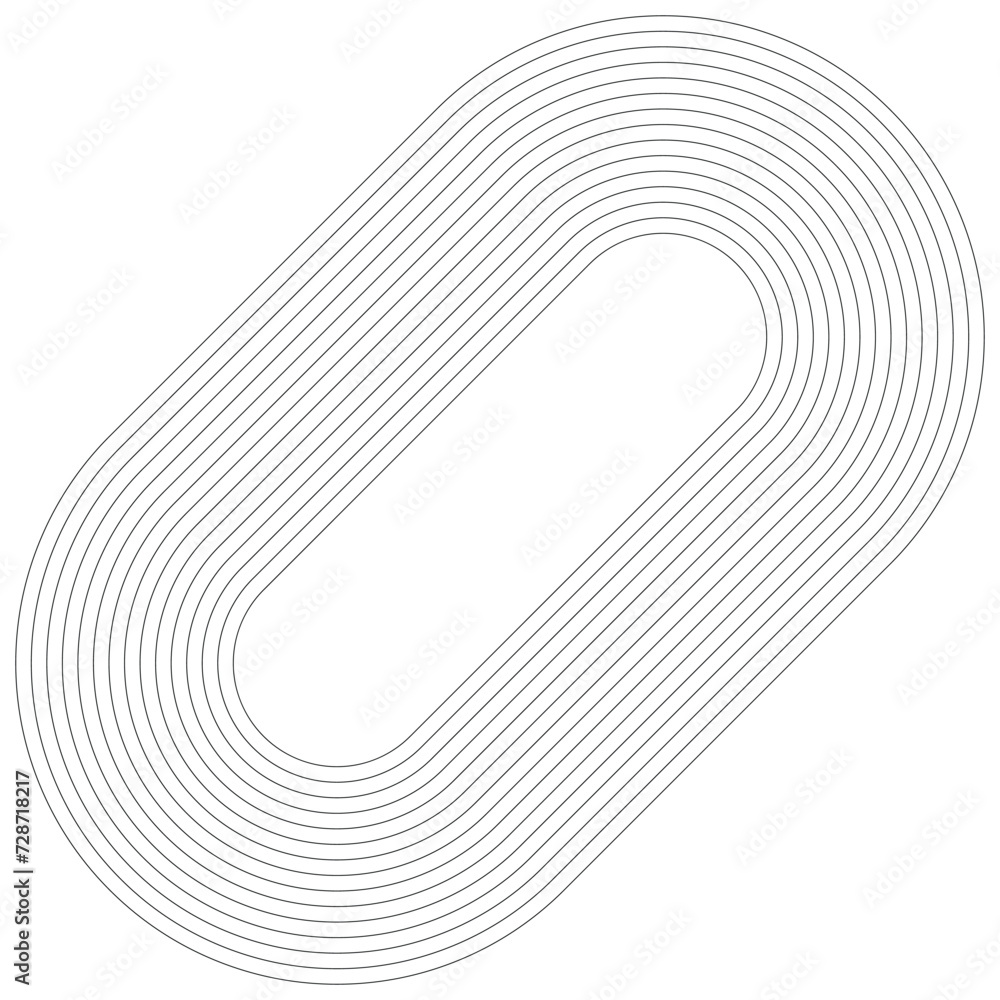 line art shape in geometry, thin out lines of horizon element for ...