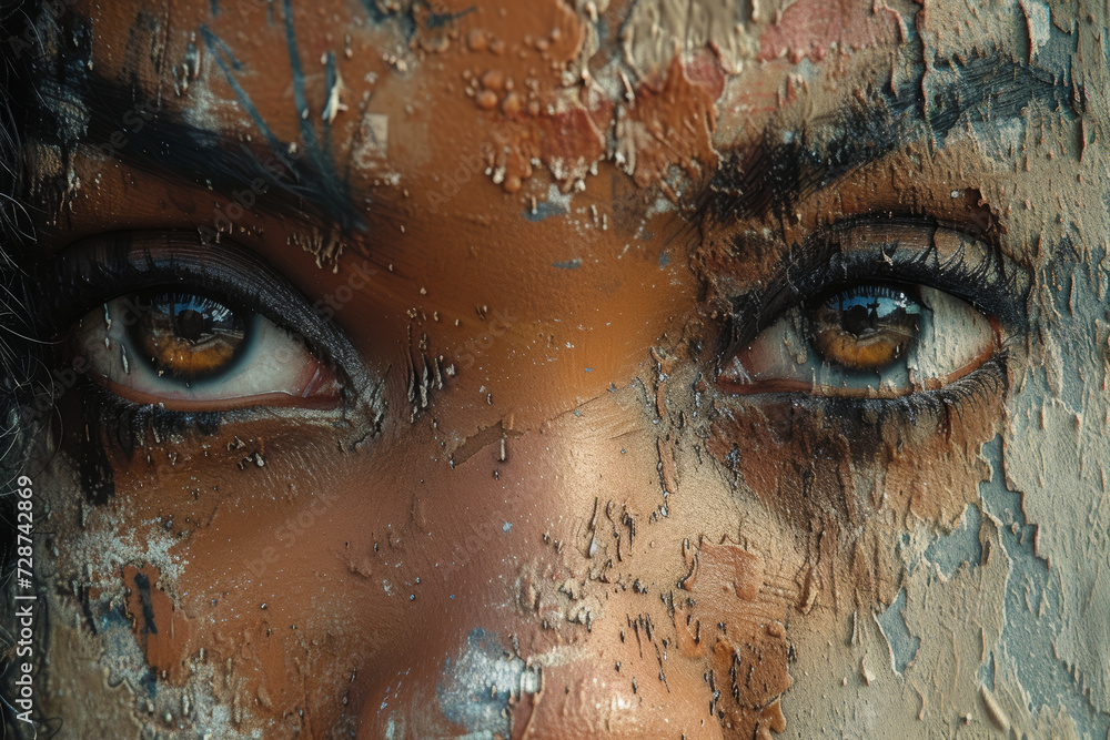 An image of artists creating impactful street art addressing racial ...