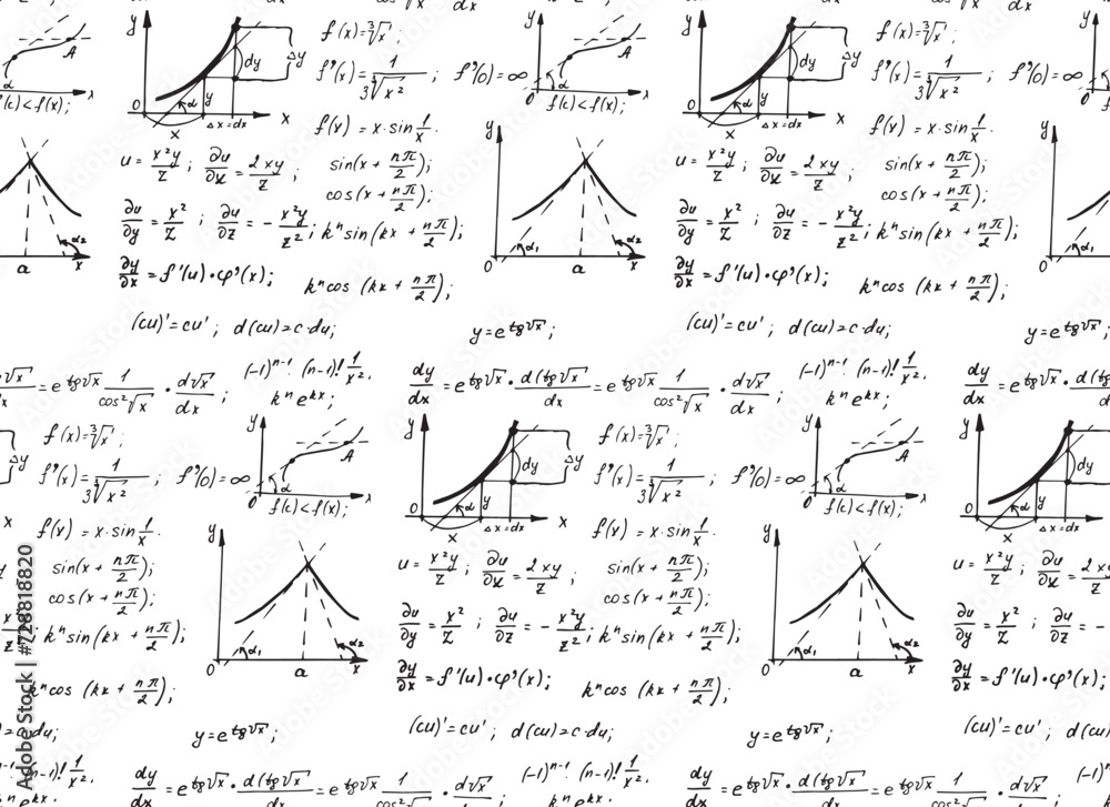 Vintage education background. Trigonometry law theory and mathematical ...