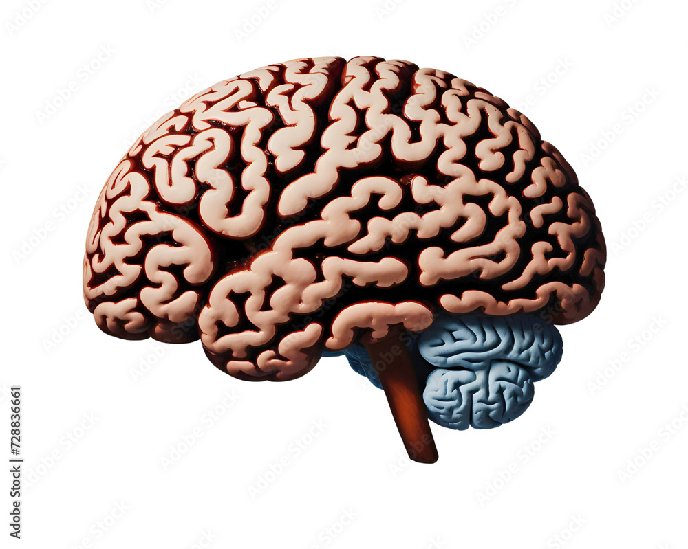 human brain cut out isolated on white background transparent, png image ...