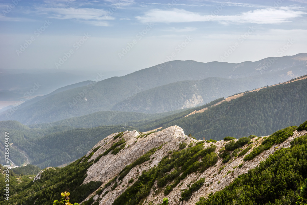 Hana stone formation abobe Banderitsa hut on the Mt. Vihren slope ...