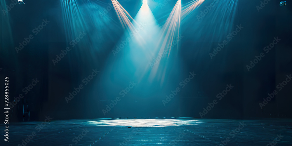 Concert stage light background with spotlight Stock Illustration ...