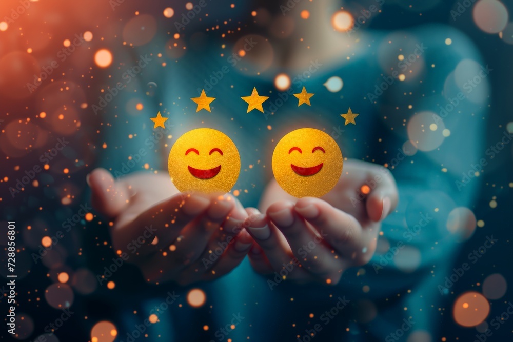 Discover the Joy of Happy Smiley Faces: Cartoon Emoticons in Bubbles on ...