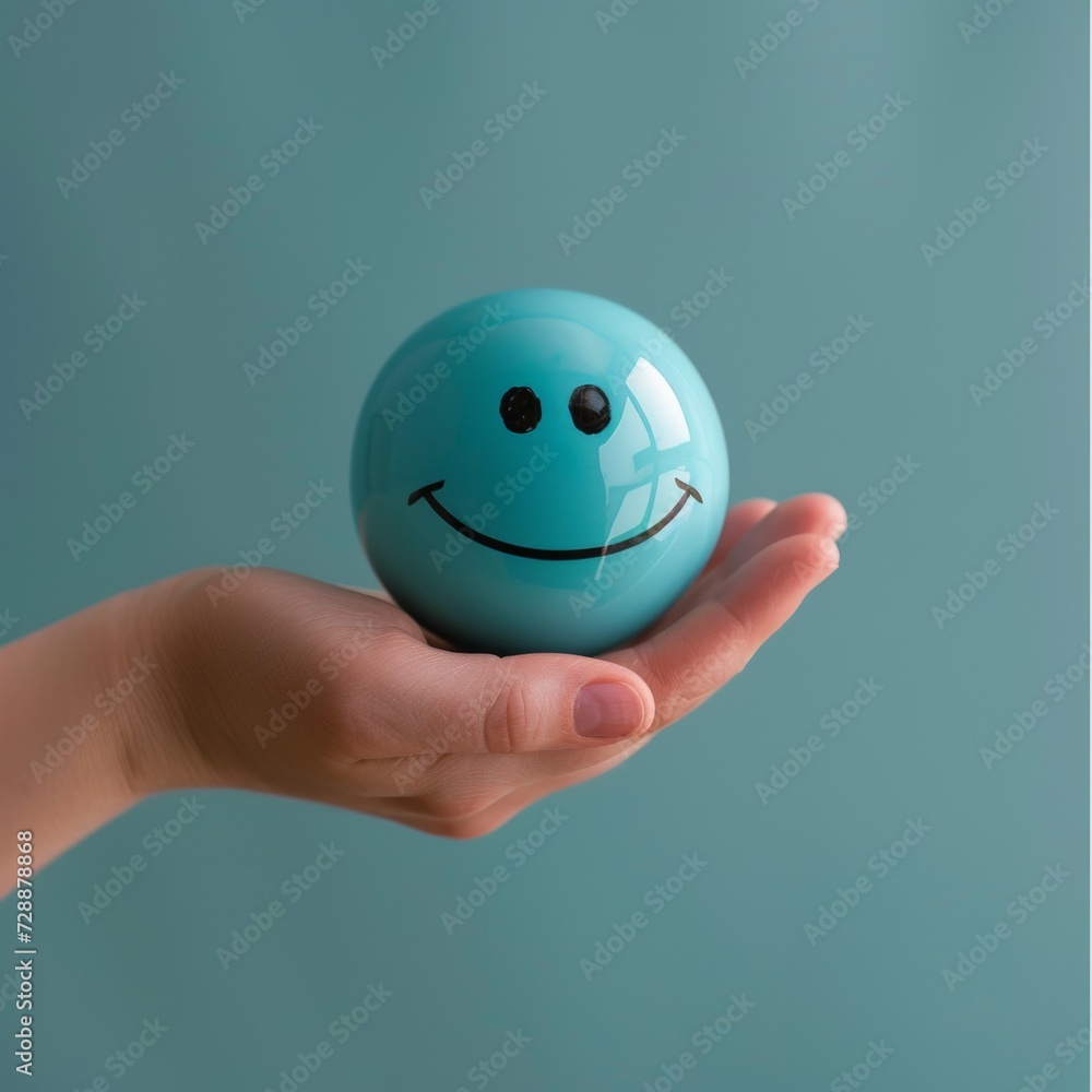 Smiling Emoji positive vibe Smiley, Vector Design cheerful symbol. Star ...