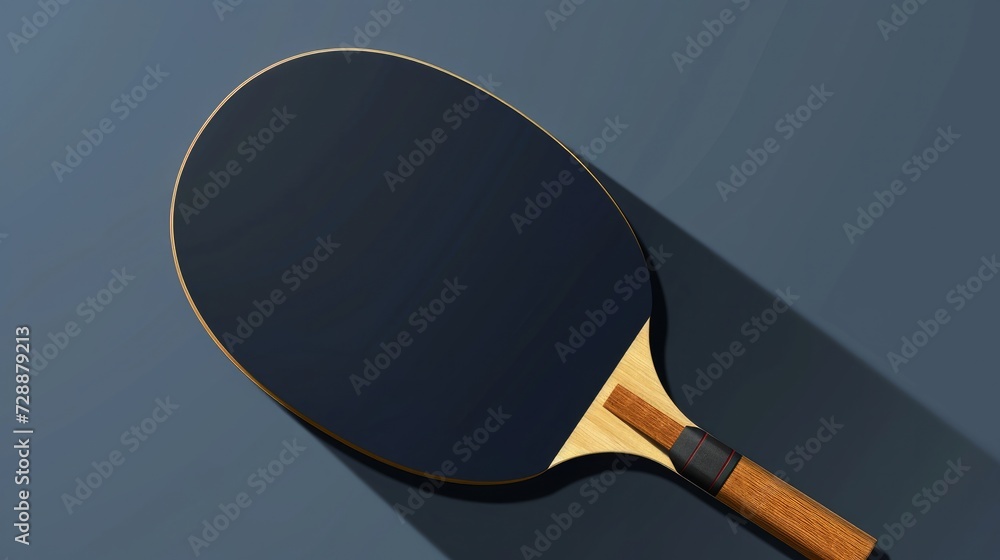 A vector illustration of a table tennis racket, representing the sport ...