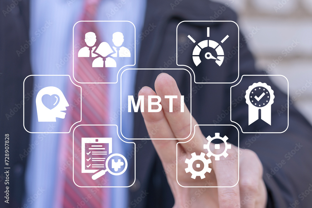 MBTI Myers-Briggs Type Indicator Personality use in Psychology. MBTI is self-report inventory ...