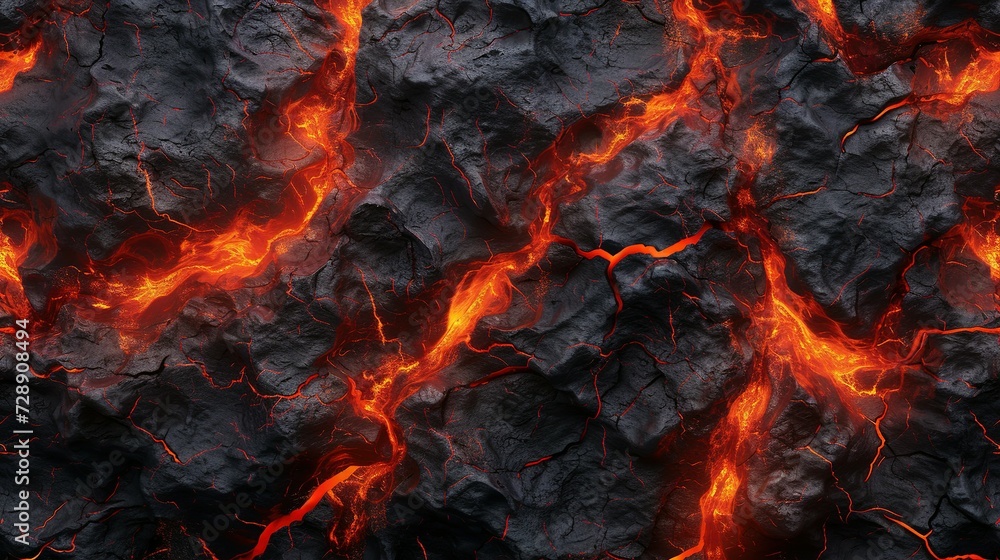 Lava texture fire background rock volcano magma molten hell hot flow ...