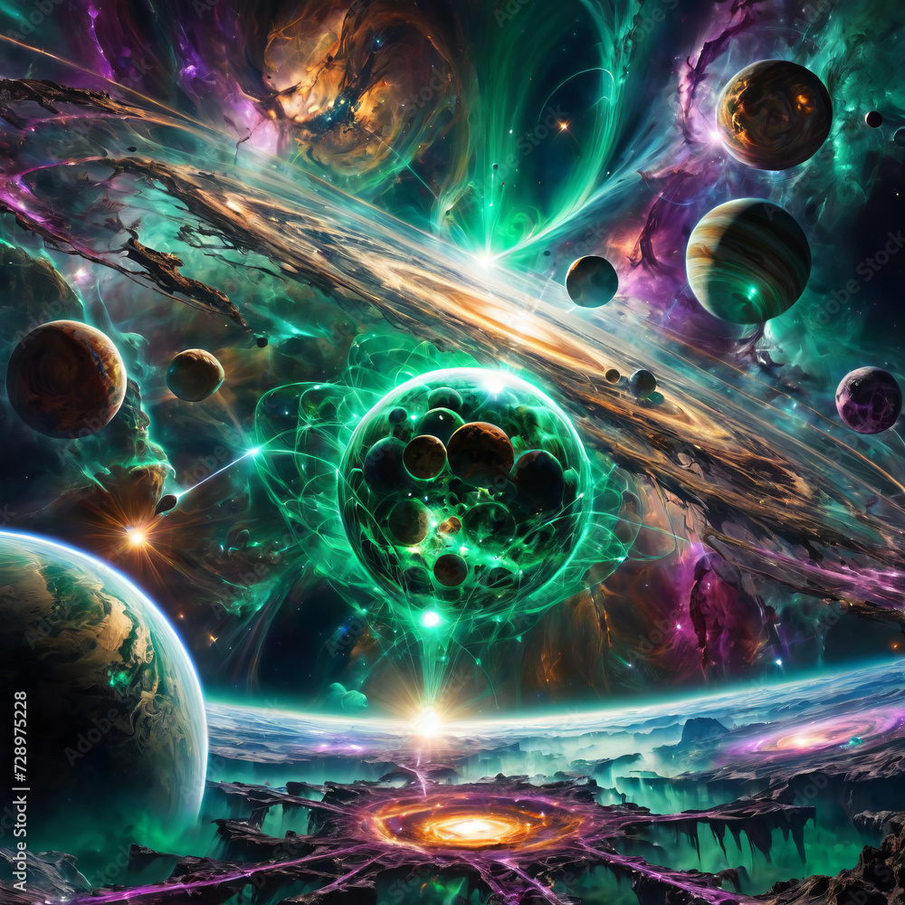 Cosmic Vistas - Deep-space probes capturing stunning extraterrestrial ...