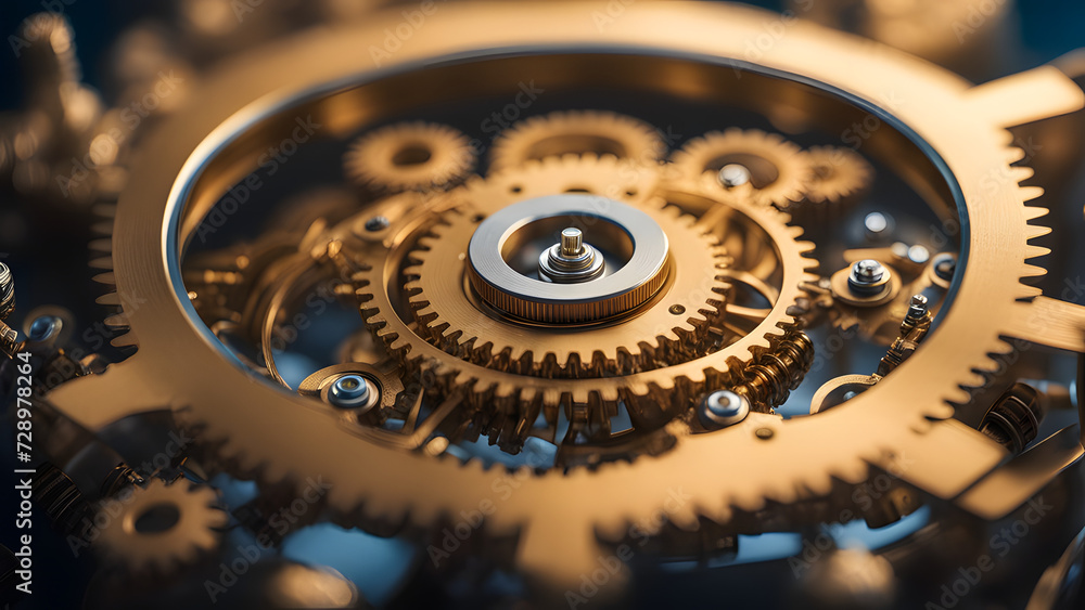 Macro Photography Of Gears Screws And Bearings Capturing Intricate Surface Textures And