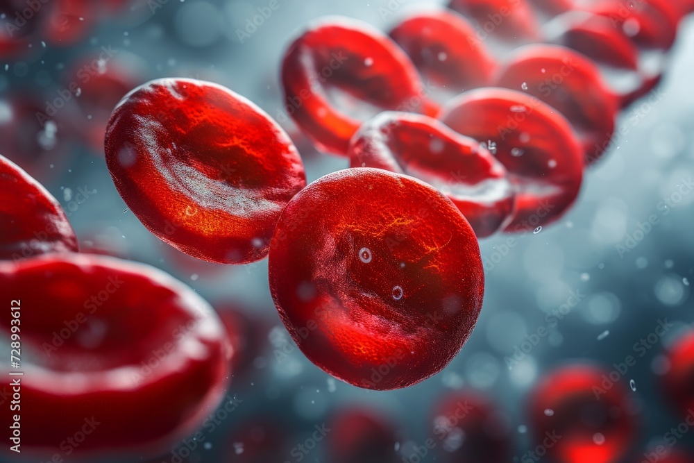 Hematological Marvel: Showcase of Red Blood Cell Anatomy Under the ...