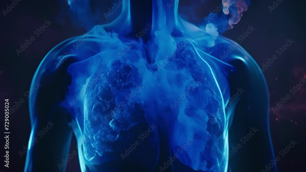 A holographic simulation of the effects of chronic obstructive ...