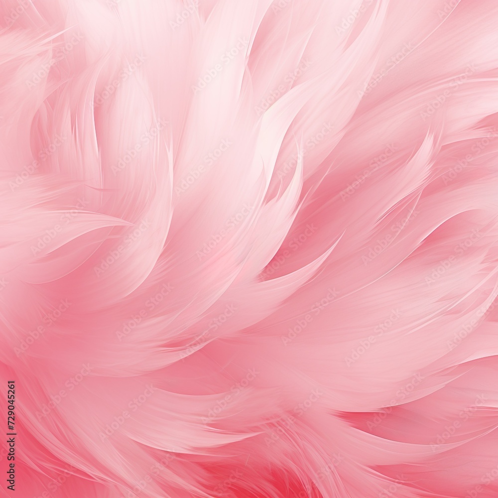 Fluffy cute minimal pink feathers background Stock Photo | Adobe Stock