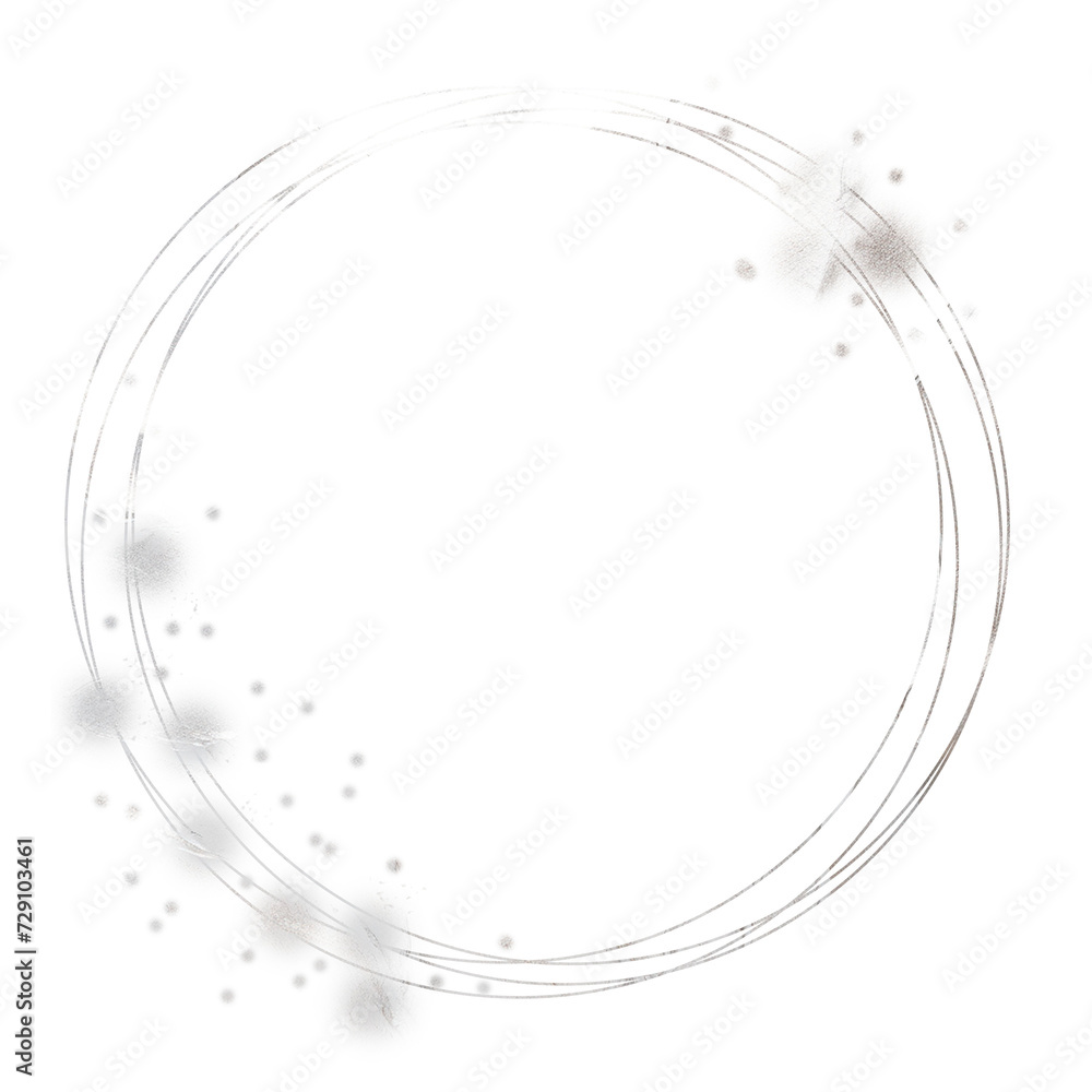 Silver Foil Frame. Silver glitter gradient stack. Silver splatter ...