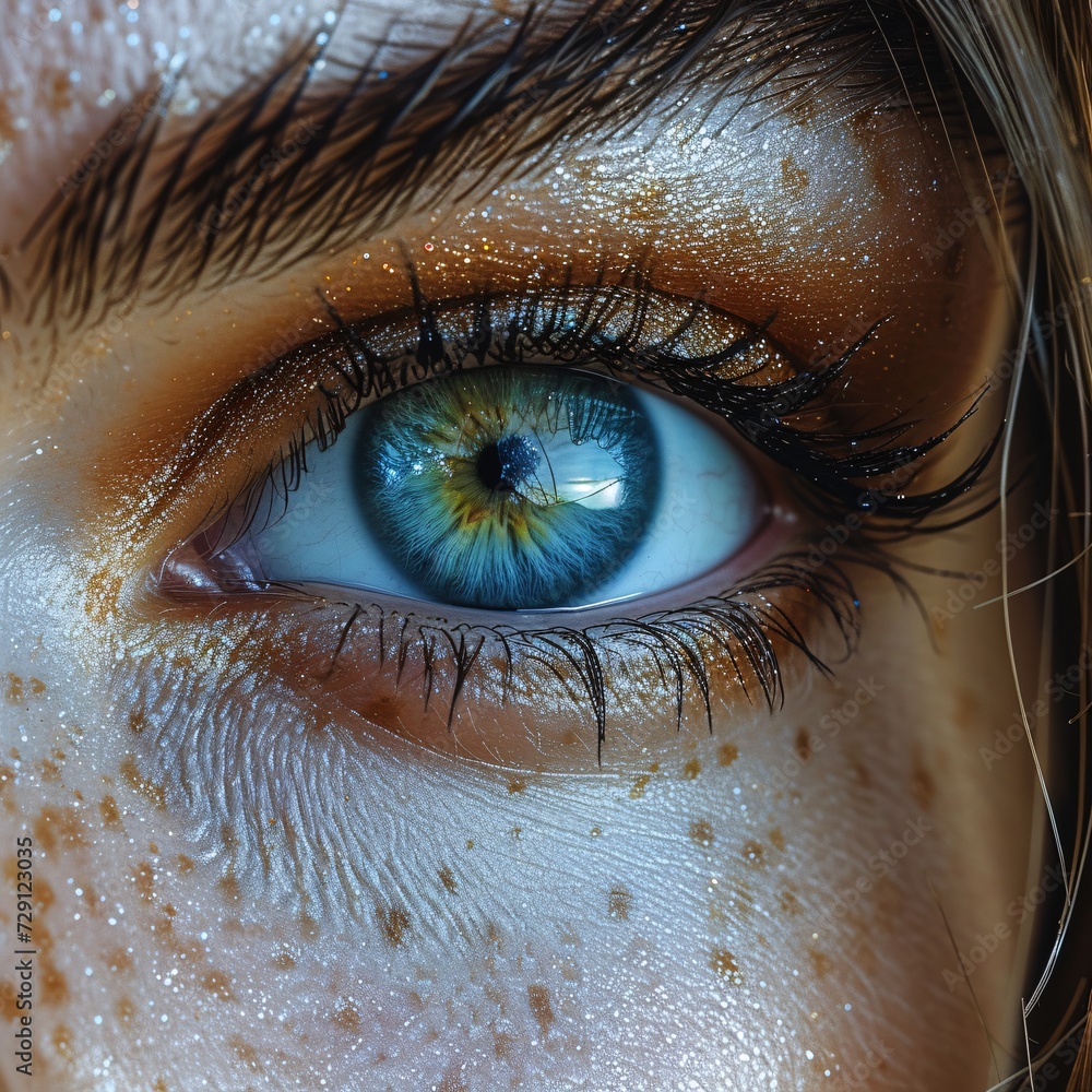 Glowing Eyes and Freckles A Celebration of Individuality and Beauty ...