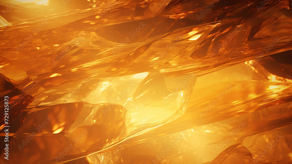 abstract background golden machine grease, lubrication amber ...