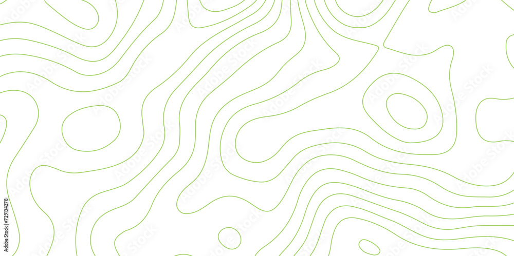 Abstract background with topographic contours map .white wave paper and ...