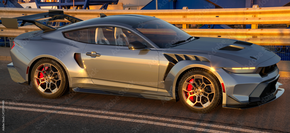 Ford Mustang GTD 2025-Street-legal, track-ready supercar Stock Photo ...