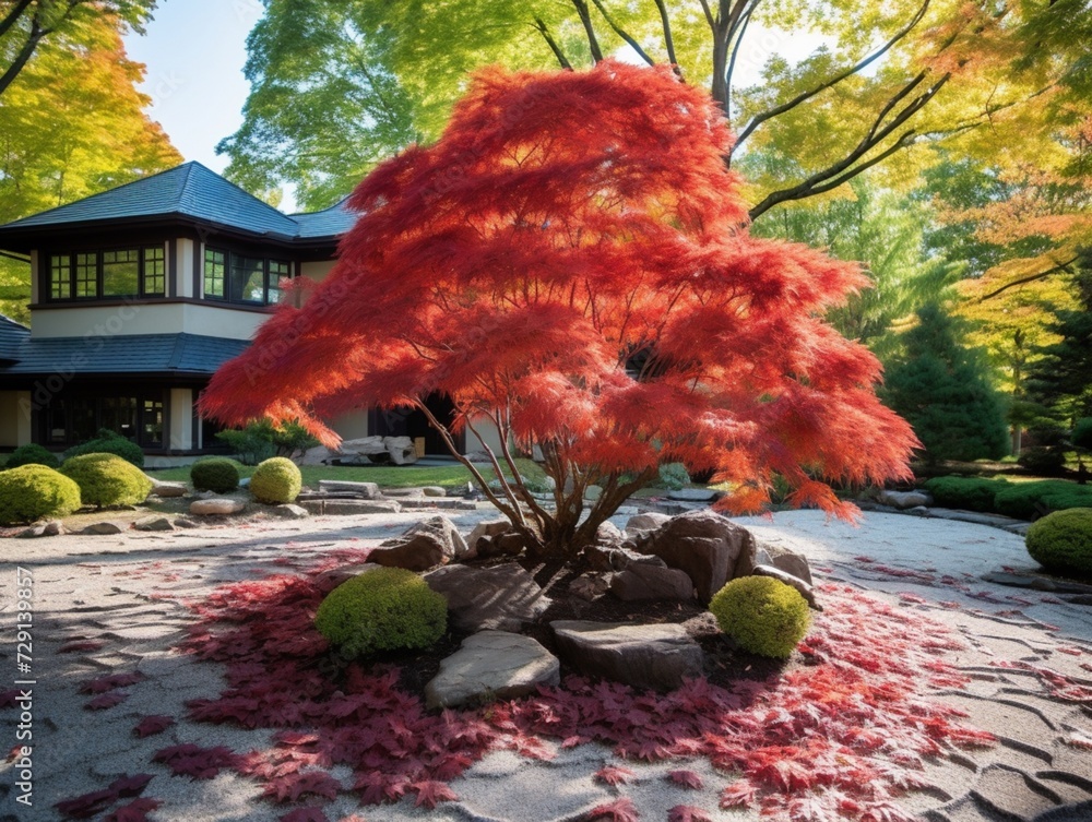 Beautiful Japanese red maple tree plant pictures ultra HD image Stock ...