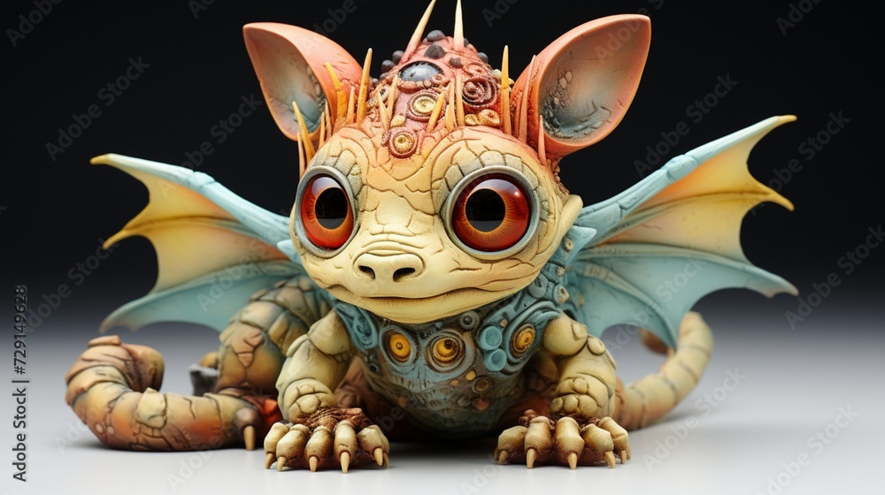 Creature Toy A toy that resembles a unique and fantastical creature ...