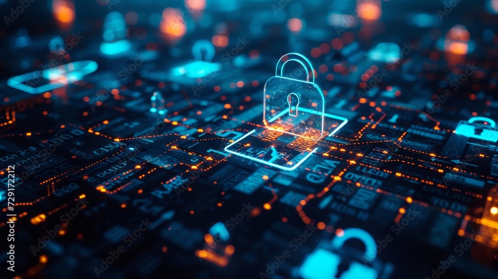 Guardian Network: Security Signs Strengthening Against the Lock Symbol ...